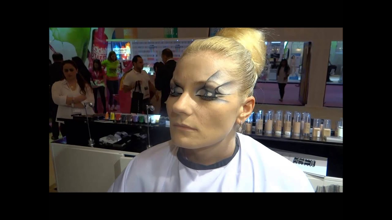 Make Up Atelier Paris in Dubai at the Exhibition 2013 - YouTube