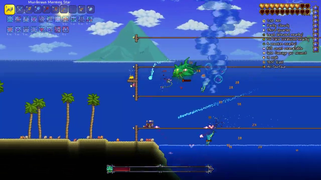 Terraria Duke Fishron Expert 1.4 - YouTube