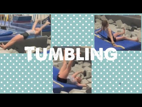 Pit tumbling (oops😬)|Emma the gymnast - YouTube