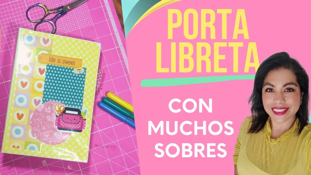 Porta libreta con muchos sobres! / con materiales faciles de conseguir ...