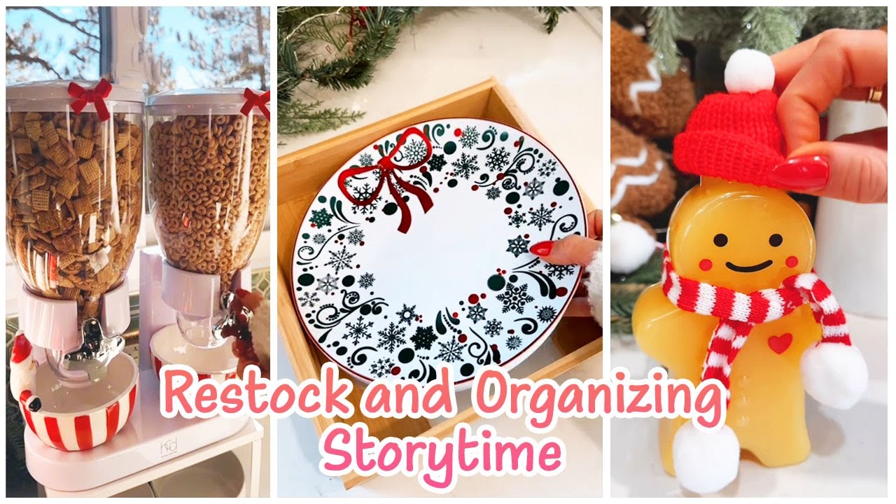 🌺 1 Hour Christmas Restock And Organizing Tiktok Storytime Compilation ...
