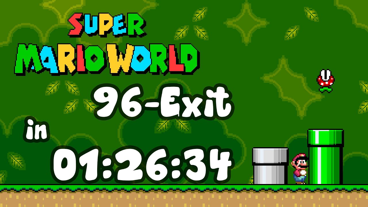Super Mario World - 96-Exit in 1:26:34 - YouTube