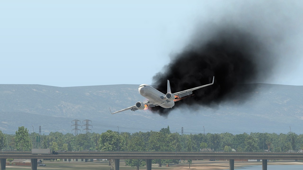 Plane Fails to Reach Runway After Birdstrike Disaster | X-Plane - YouTube