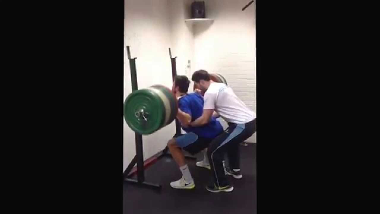 BU Basketball Scholar Jack spiller hitting a 125x5 back squat this week ...