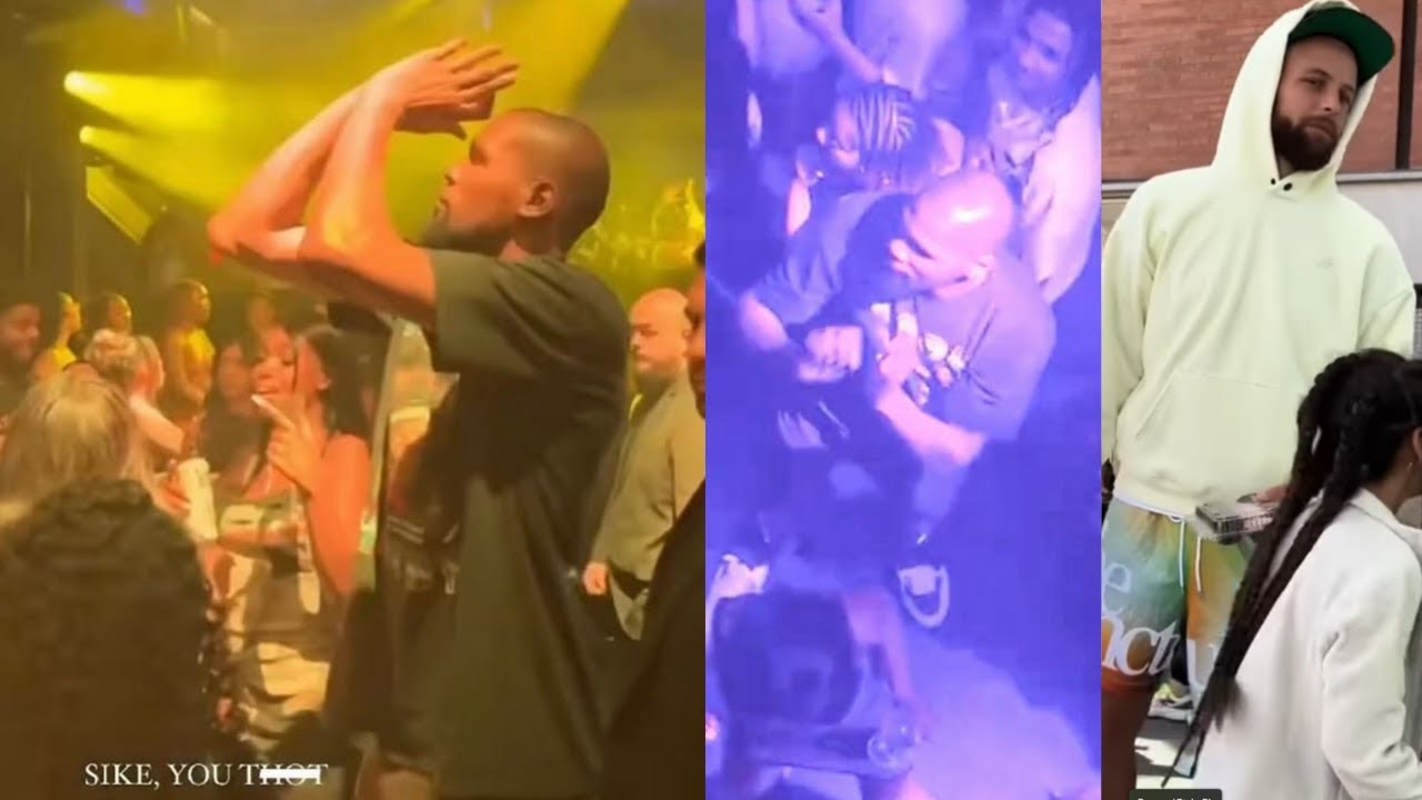 KD CAUGHT IN NIGHT CLUB! TRYIN TO SHOOT JUMPERS & STEPH CURRY ALSO ...