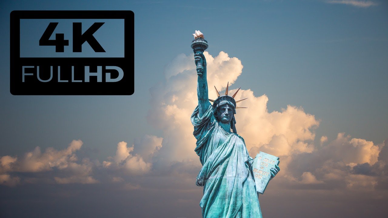 FLYING OVER USA (4K UHD) - Beautiful relaxing music - YouTube