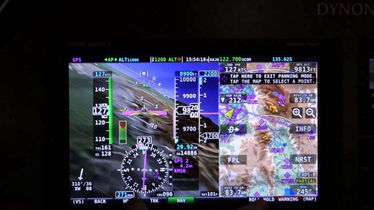 Dynon SkyView touch - YouTube