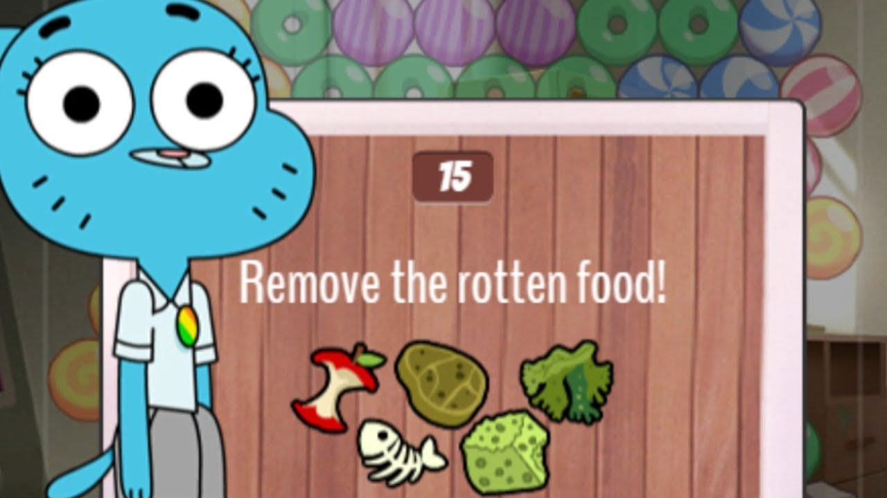The Amazing World of Gumball: Candy Chaos - Go Away Rotten Food (CN ...