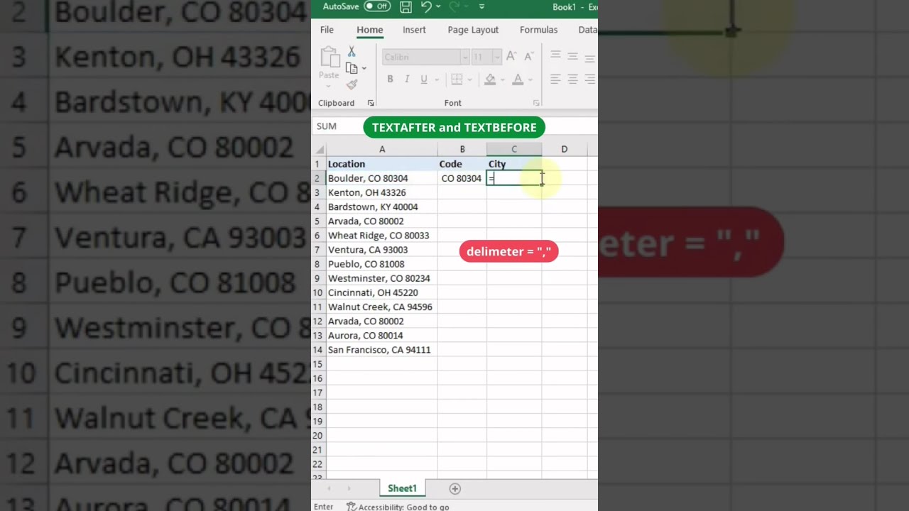 Splitting Combined Data With The Help Of Formula In Excel exceltips Splitting Combined Data With The Help Of Formula In Excel exceltips
