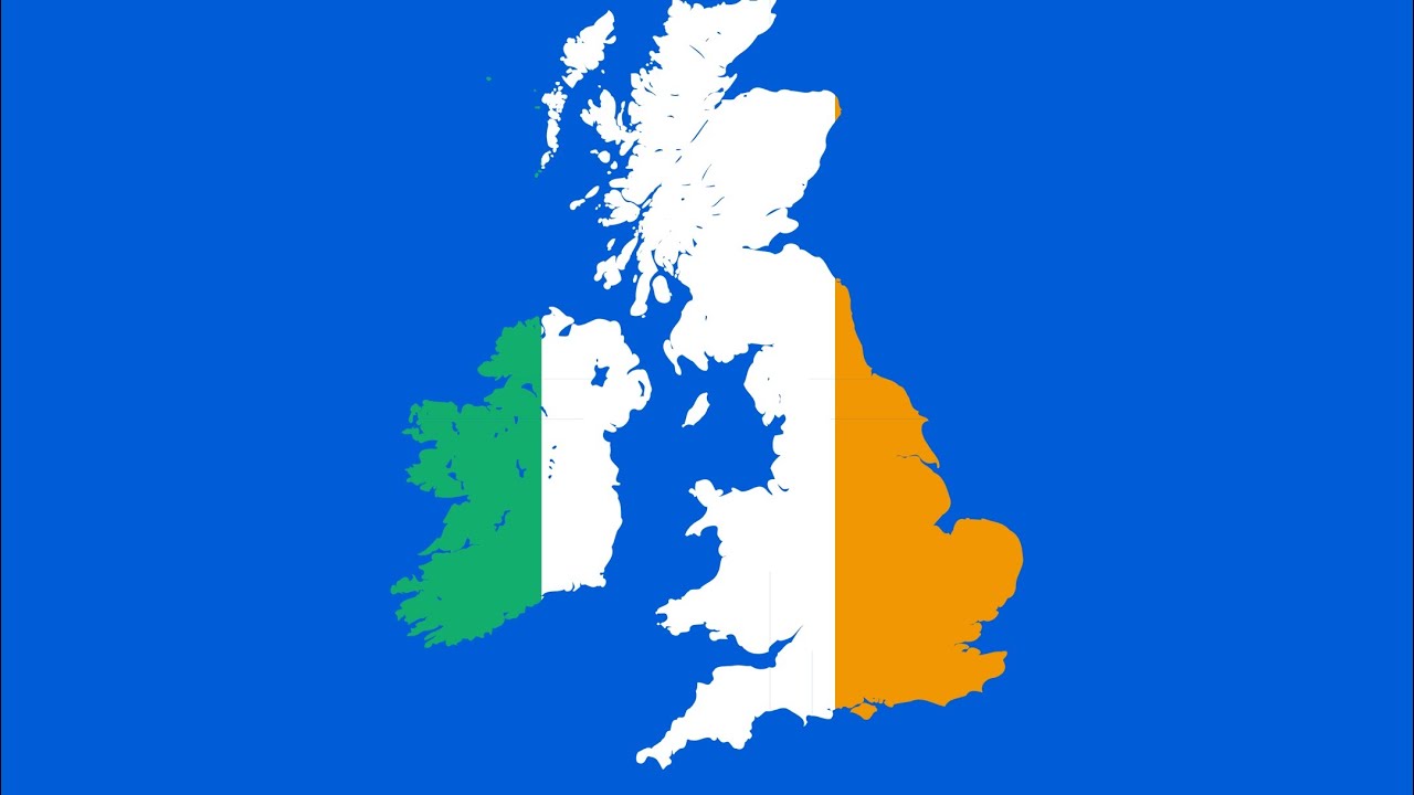 Historical Ireland Flag Animation - YouTube