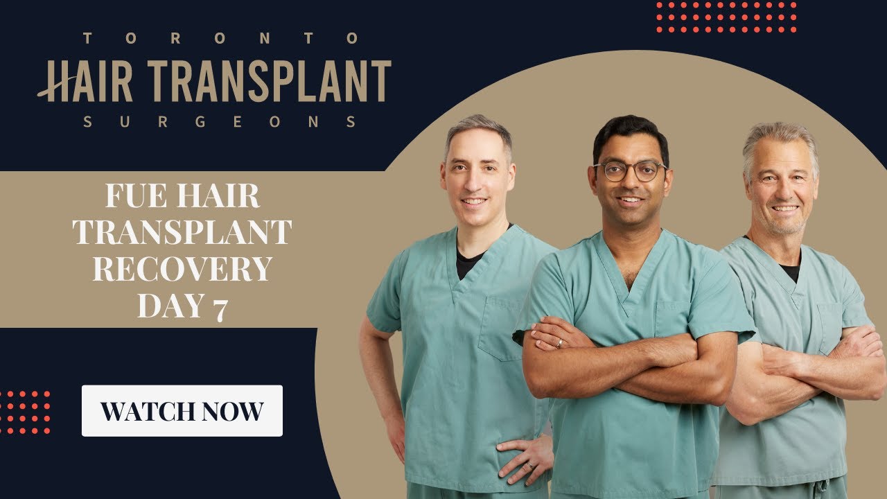 FUE Hair Transplant Recovery | Day 7 - YouTube