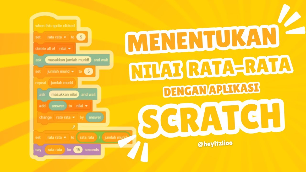 Tutorial Menyusun Program untuk Menentukan Nilai Rata-Rata Menggunakan ...