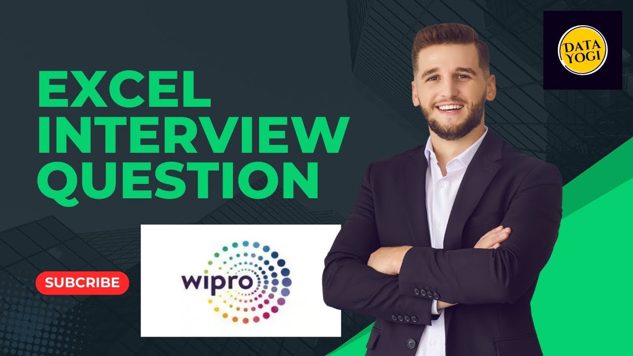 Wipro Excel Interview Question | Must Watch For Freshers | Data Analyst ...