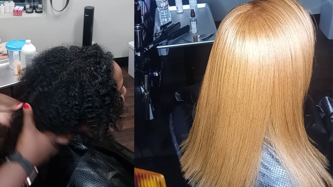How I Did A 11hrs Copper Color Service~Using Matrix Hair Color On ...