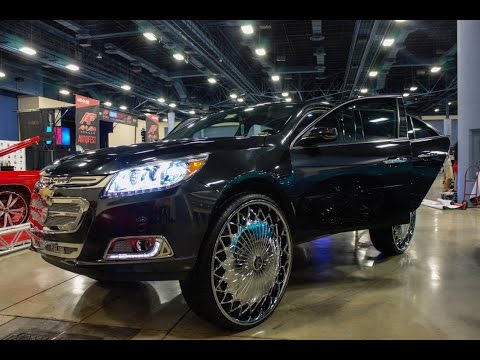 King Chevy Malibu on 30 inch DUB Wheels in HD - YouTube