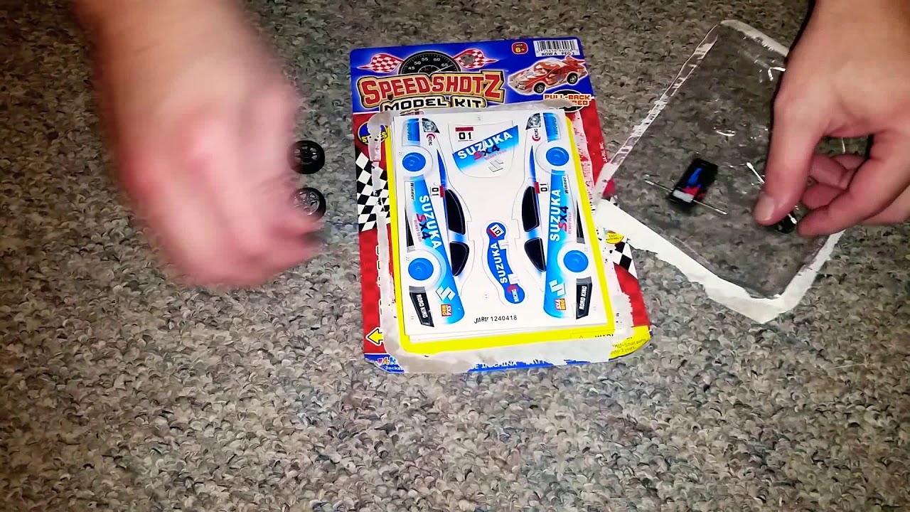 Assembling the Speed Shotz model kit - YouTube