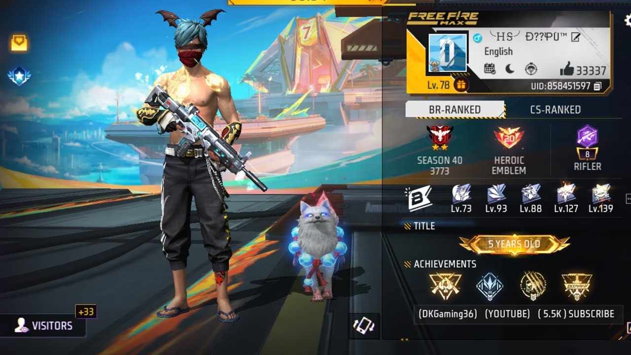 free fire CS Ranked push grand master push - YouTube