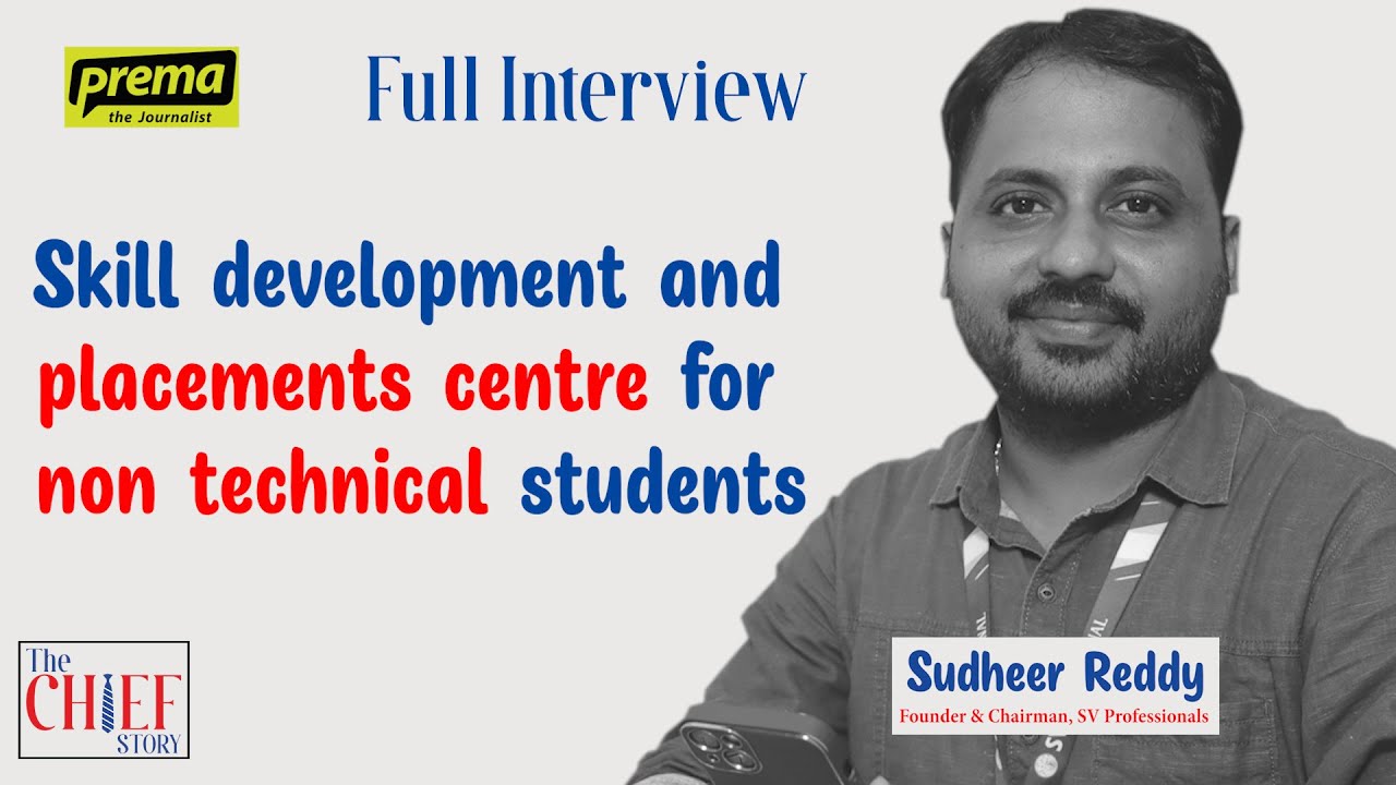 Sudheer Reddy Pochampally, Founder & Chairman, SV Professionals | The ...