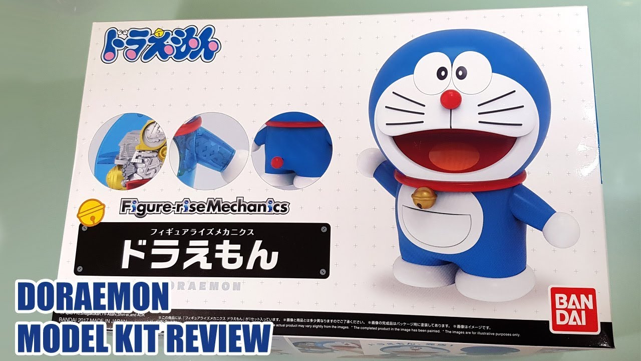 Bandai Figure-rise Mechanics Doraemon Model kit Review - YouTube