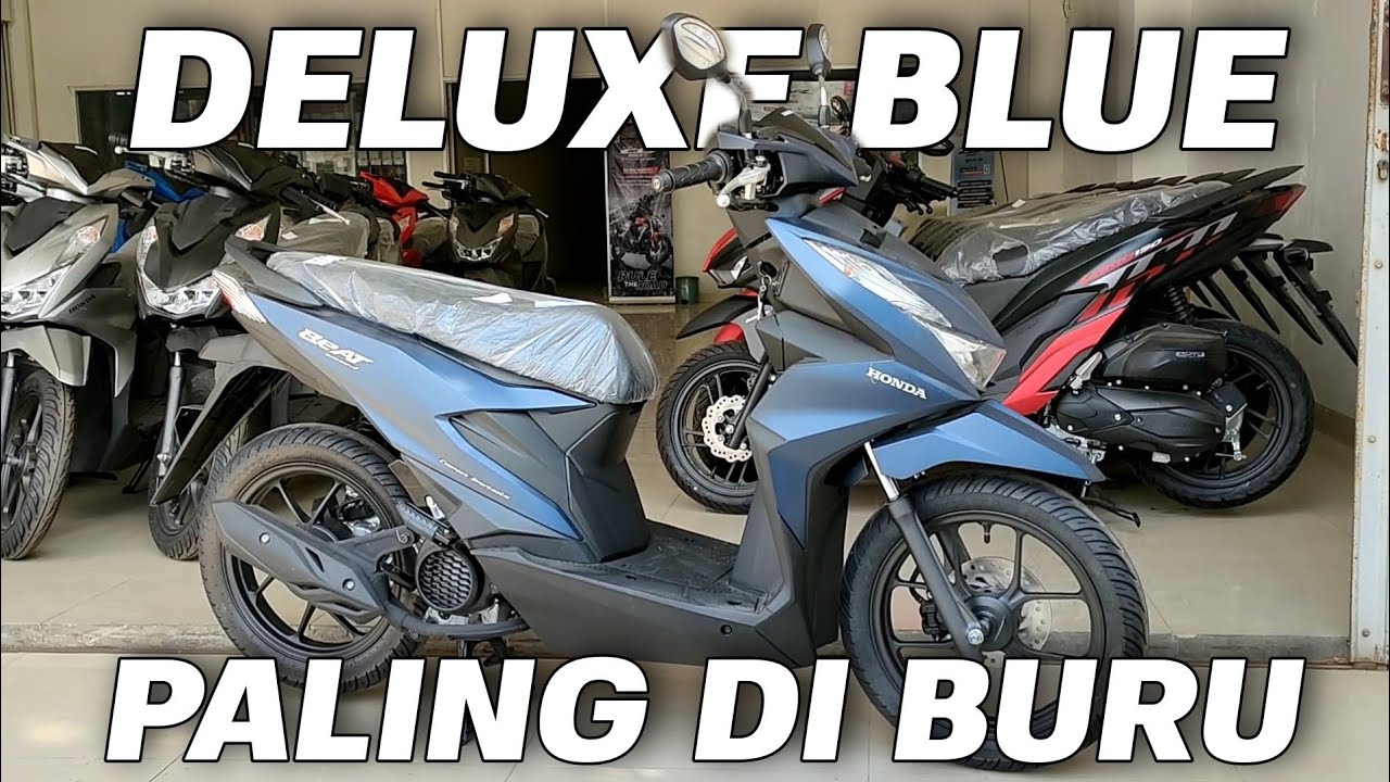 HONDA BEAT DELUXE BLUE LARIS MANIS KANG - YouTube