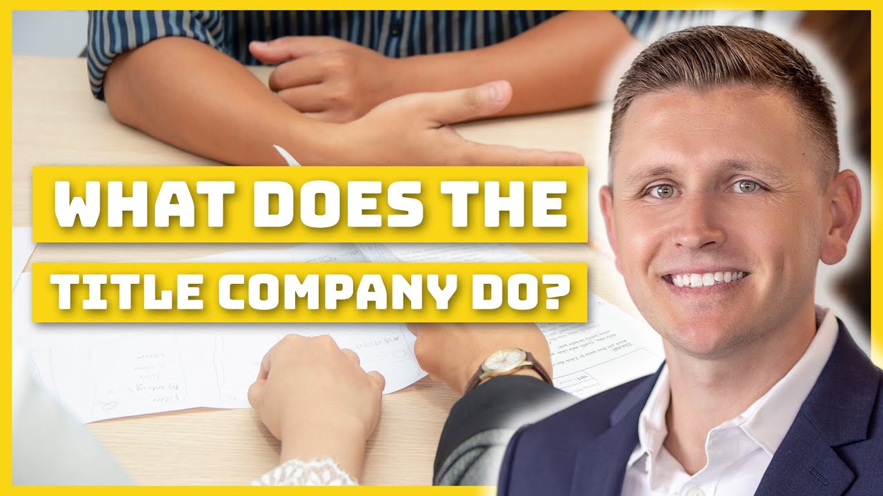 3 Things you MUST KNOW about TITLE COMPANIES! - YouTube