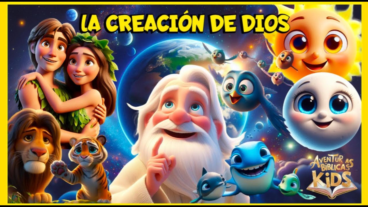 LA CREACION DE DIOS animada | EL GENESIS - YouTube