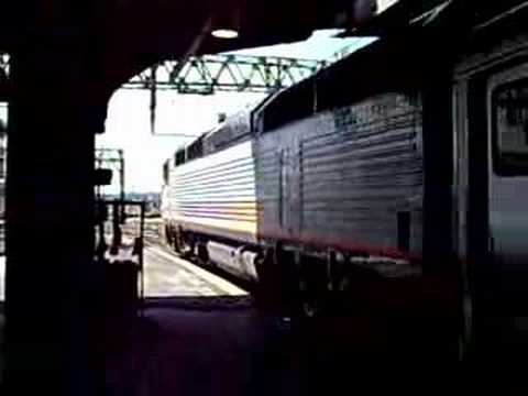 NJ Transit PL42AC Locomotive #4031 leaving Hoboken - YouTube