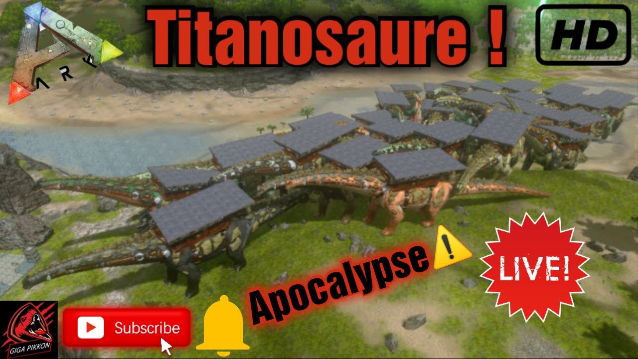 Ark mobile : Titanosaur Apocalypse ! - YouTube