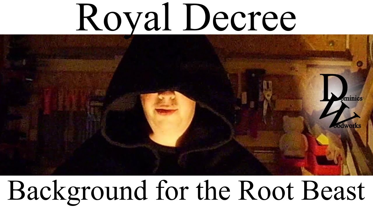 Root Beast Royal Decree - fun with woodworking terms [FP01] - YouTube