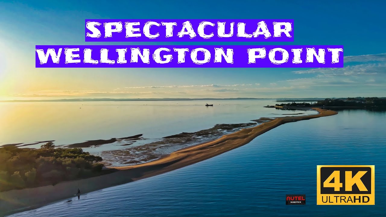 Spectacular WELLINGTON POINT, Moreton Bay - 4K cinematic aerial drone ...