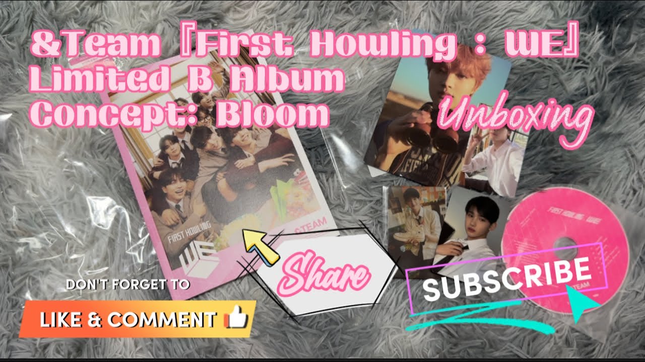&Team『First Howling : WE』Limited B Album Concept: Bloom Unboxing 💚 ...