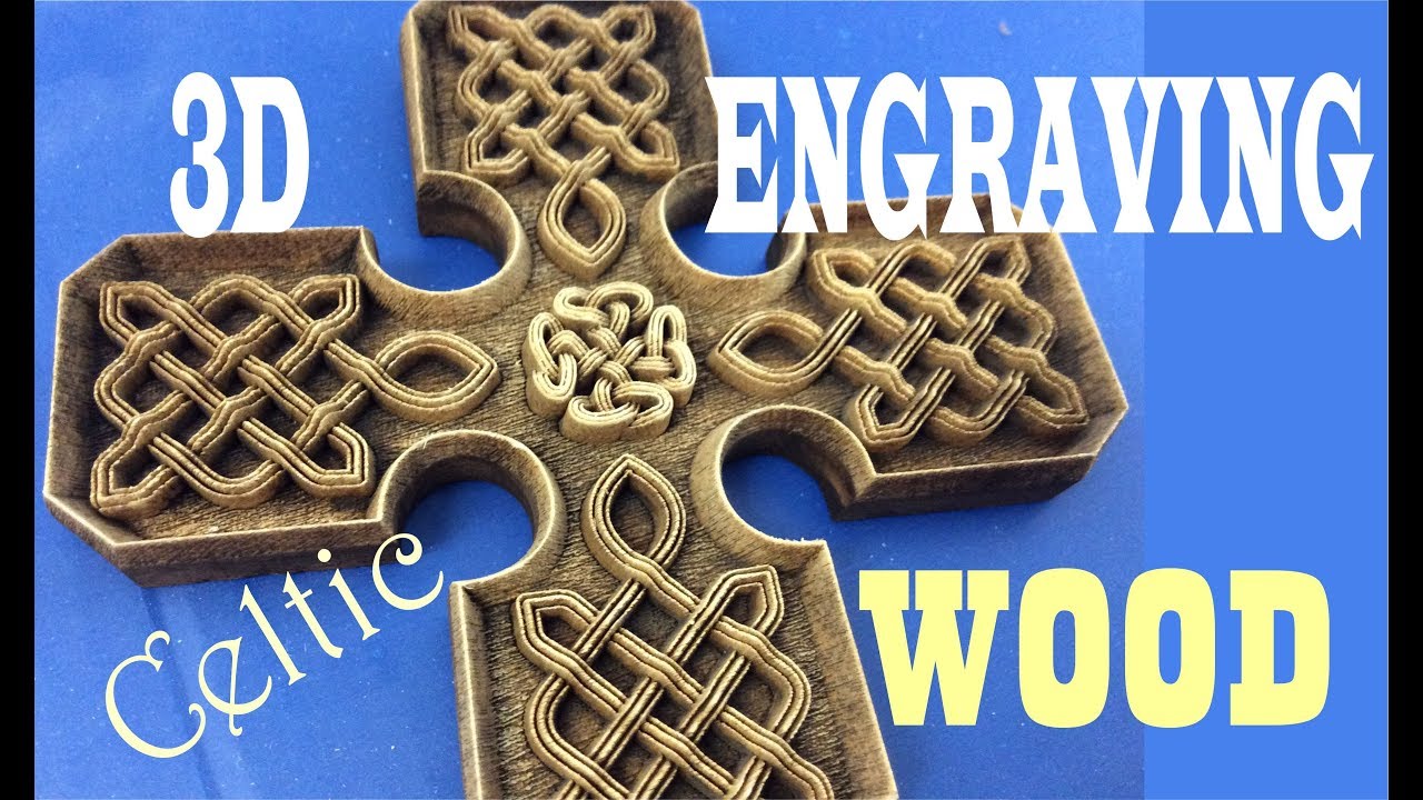 3D Laser Engraving Wood [Celtic Knots] | FILES - YouTube