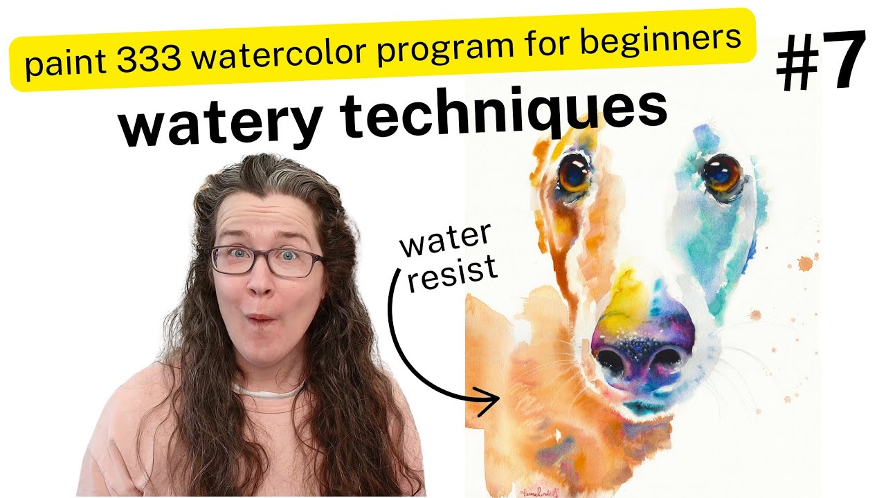 Watery watercolor techniques - Paint 333 watercolor program for ...