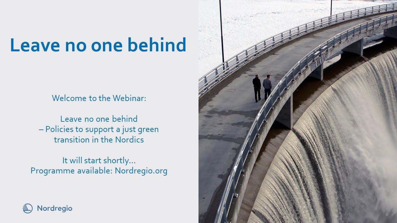 Webinar: Leave no one behind – Policies to support a just green ...