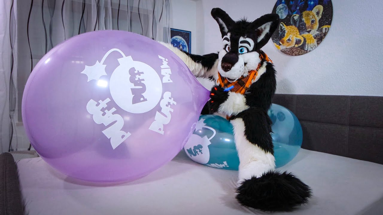 Big Puff Puff Paw 🎈 34" Balloon 💥 Pop 💥 - Ballu - - YouTube