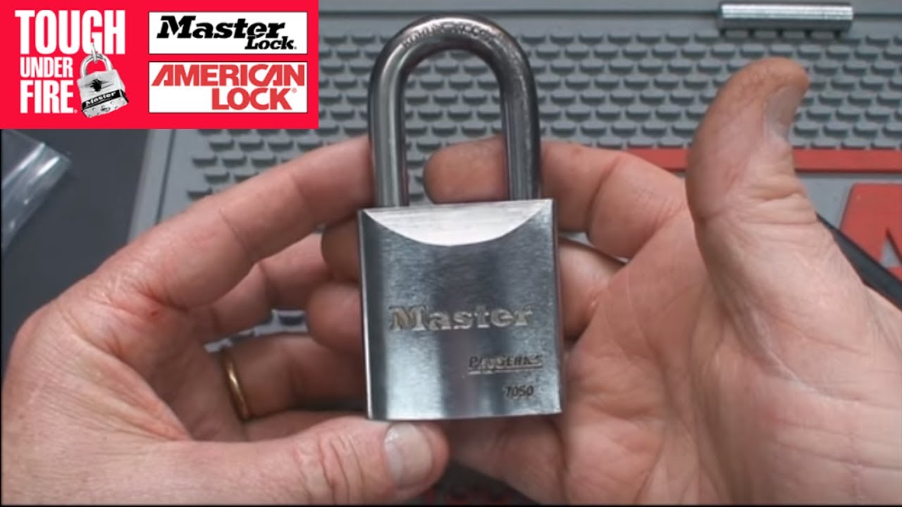 (61) Salvaging a Master Lock Pro Series 7050 - YouTube
