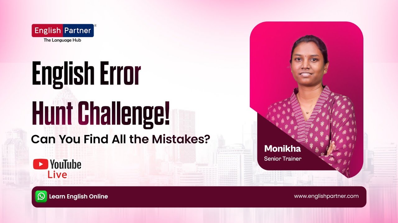English Error Hunt Challenge! Can You Find All the Mistakes? - YouTube