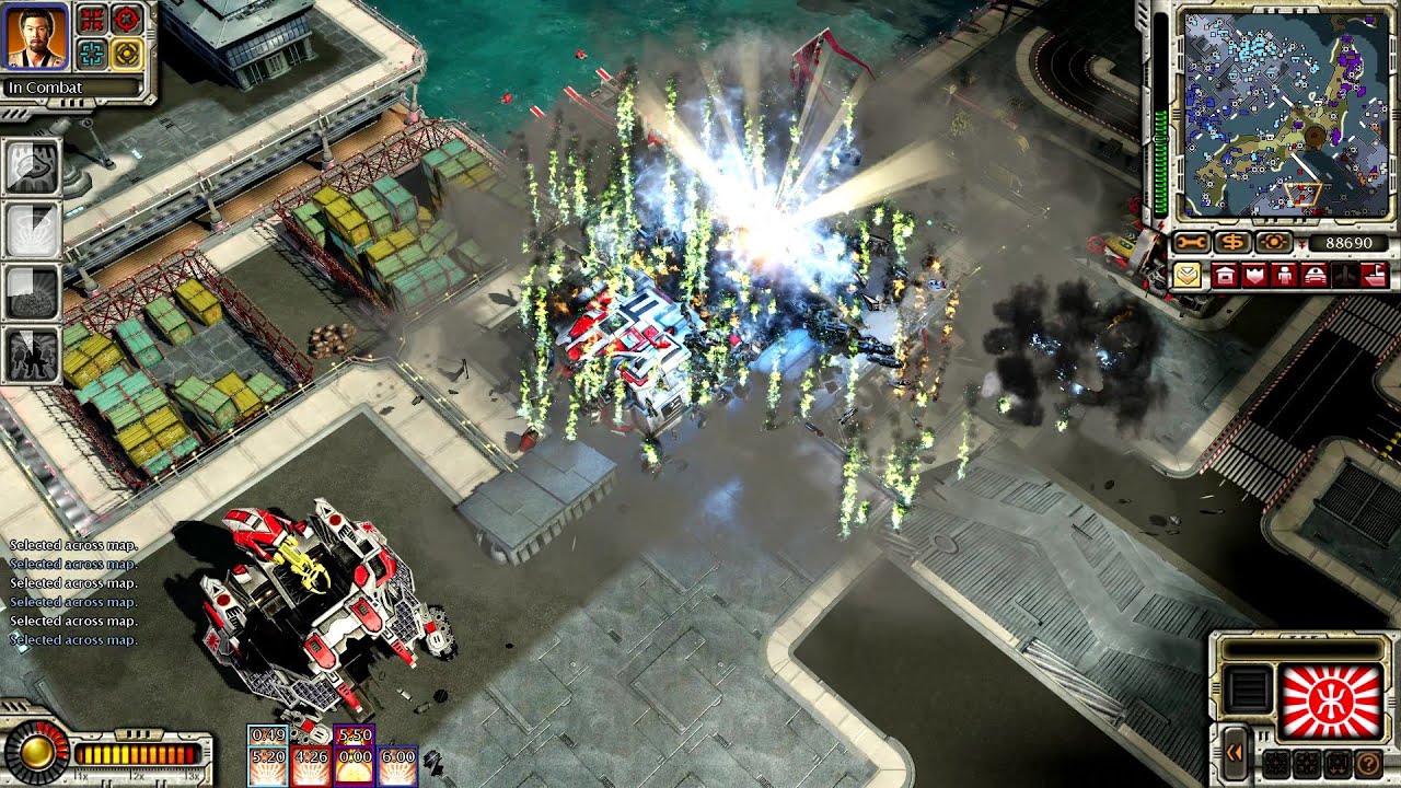 Red Alert 3 3V3 Random on Custom Map Japan 40K - YouTube