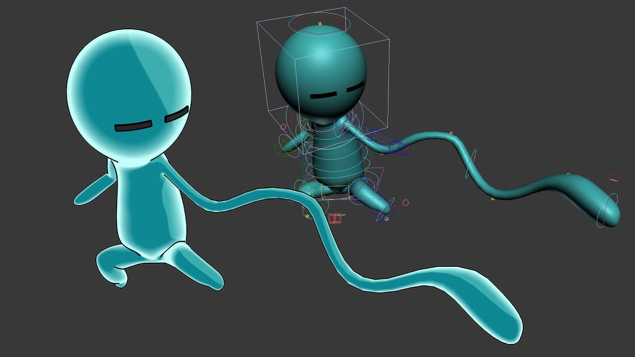 Extended Biped｜Bend, Stretch, Squash, Wave, Volume Rig Showcase in 3ds Max - YouTube