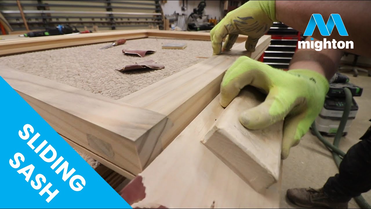 Making the sliding sashes and beads - YouTube