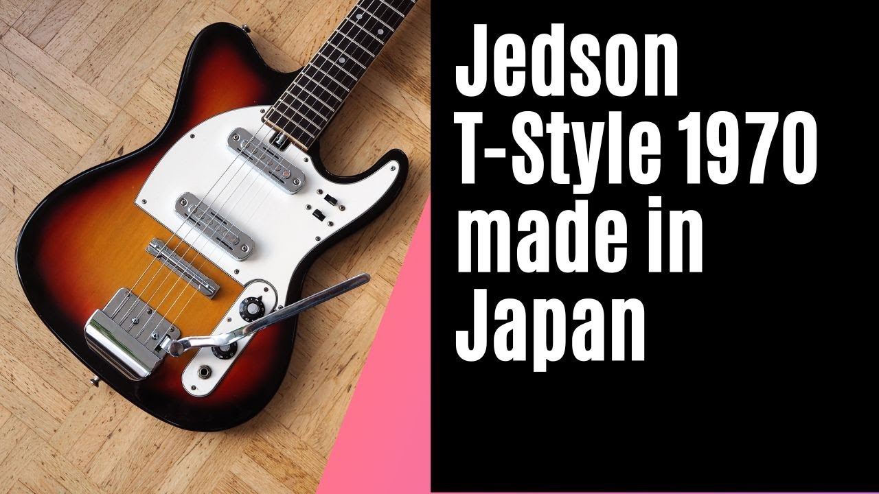 Jedson (Sakai) T-style guitar ~1970 made in Japan - YouTube