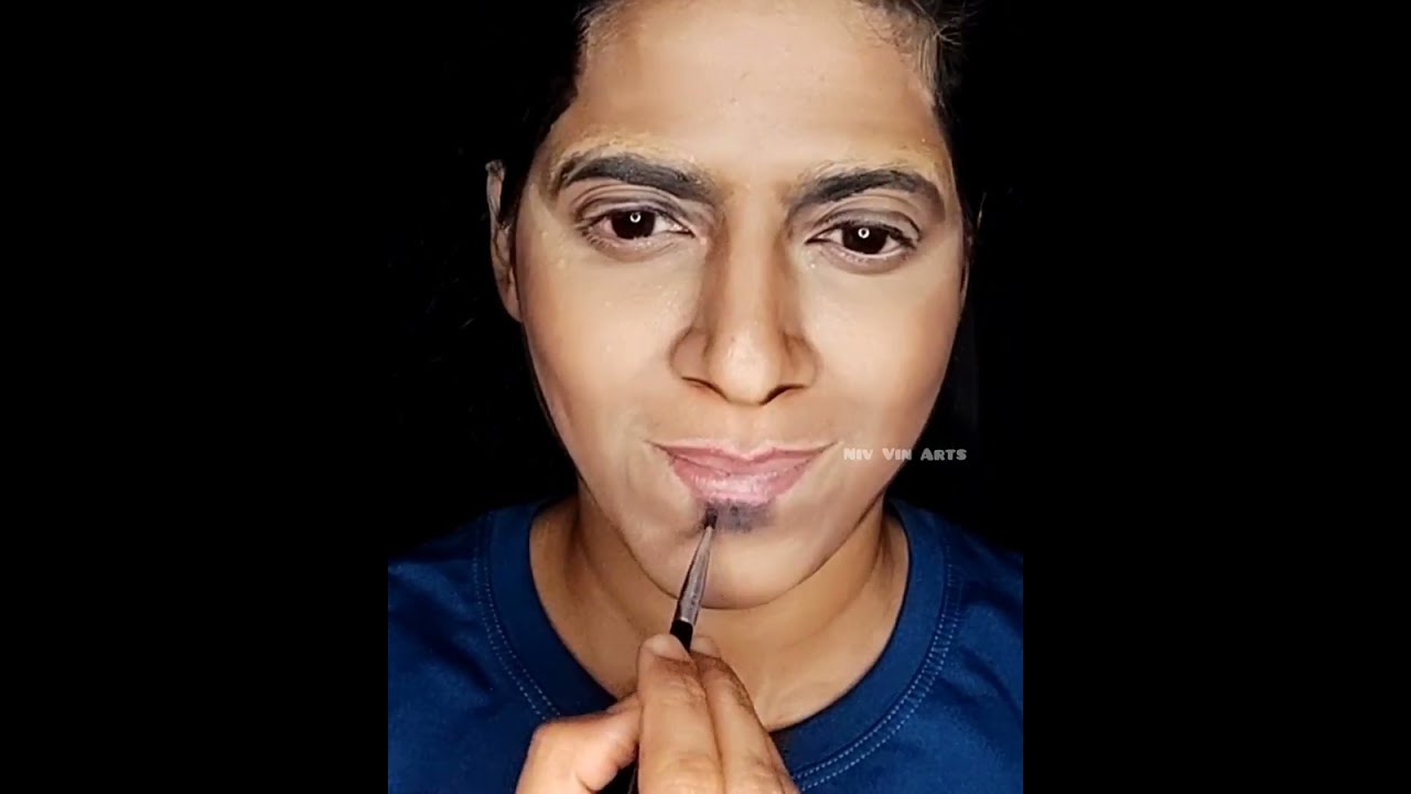 Dulquer Salmaan | Transformation Makeup | Niv Vin Arts - YouTube
