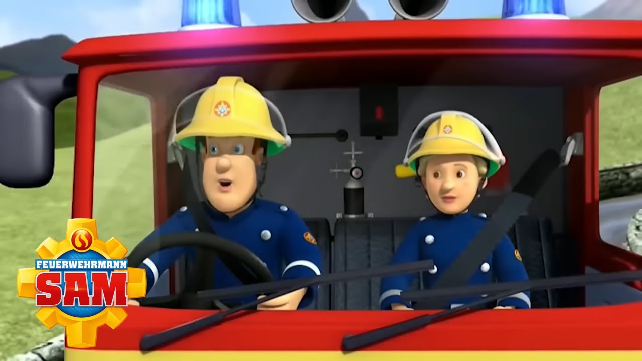 Spannende Rettung mit dem Feuerwehrauto | Feuerwehrmann Sam ...