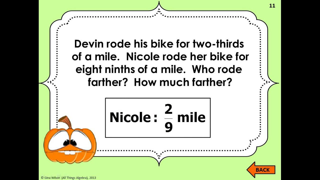 Fraction & Decimal Operations "Pumpkin Smash" Bingo Game! - YouTube