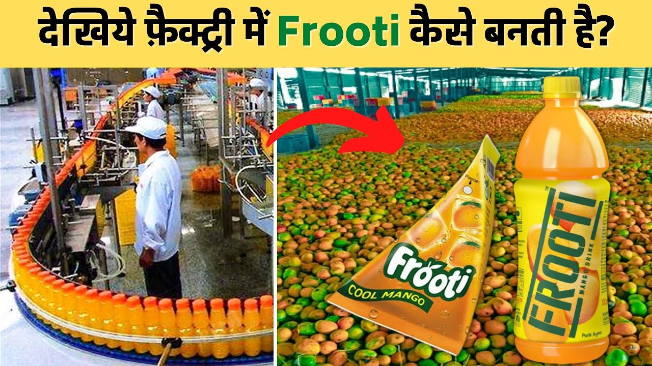फैक्ट्री में MANGO FROOTI कैसे बनती है | How MANGO FROOTI is made in ...