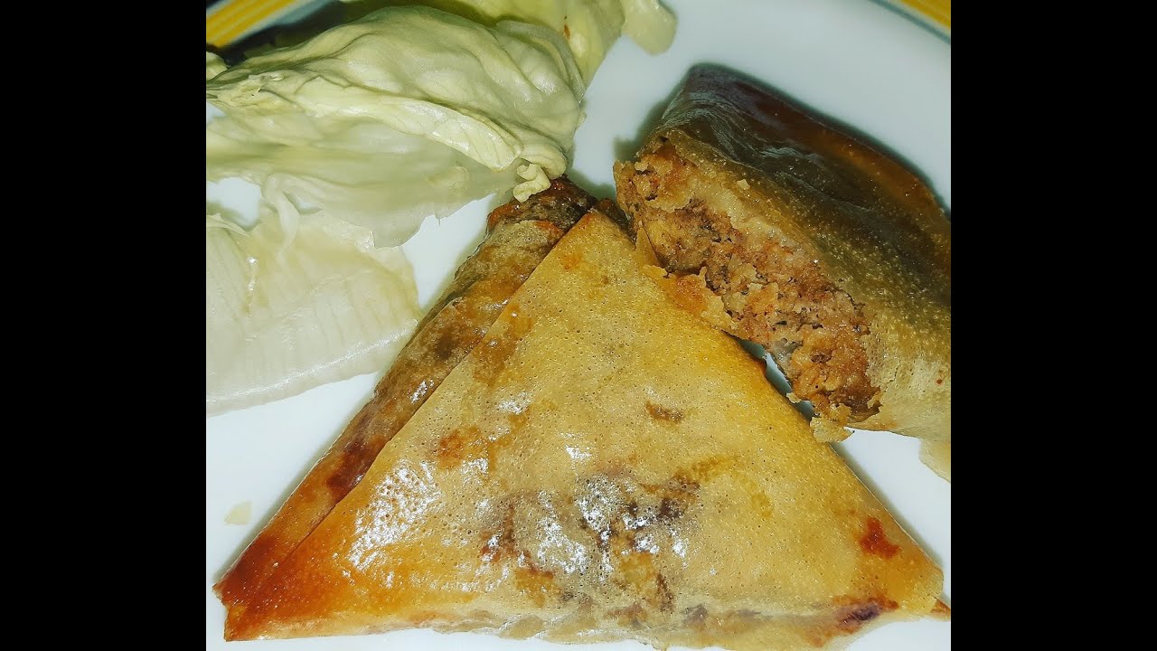 Samoussas à la viande - Recette simple - YouTube