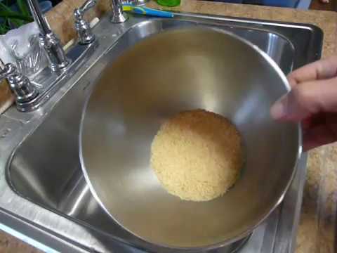 How to wash Rice - YouTube