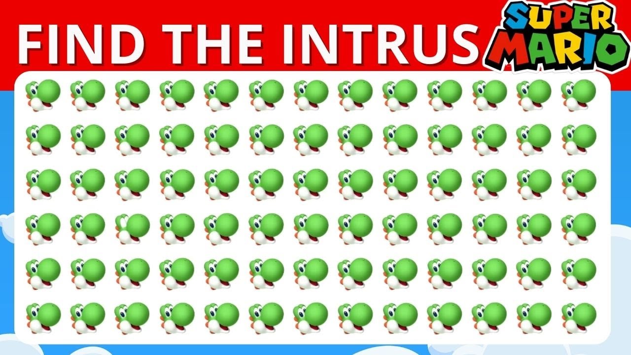Find the INTRUS Super Mario Bros | Easy to Impossible - YouTube