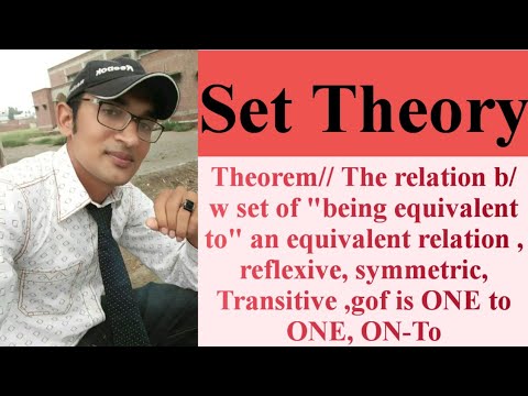 Theorem//the relation between sets of "being equivalent to" is an ...