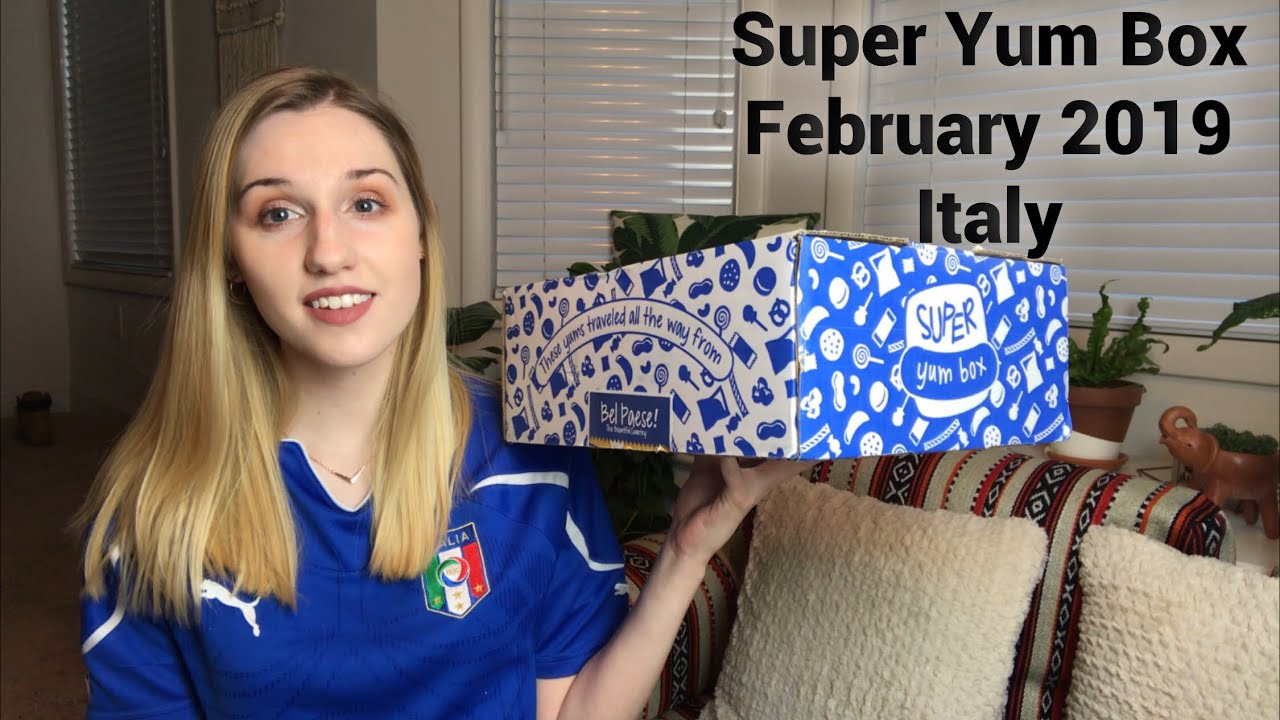 Universal Yums | February 2019 | Super Yum Box | Italy | (No Tasting ...